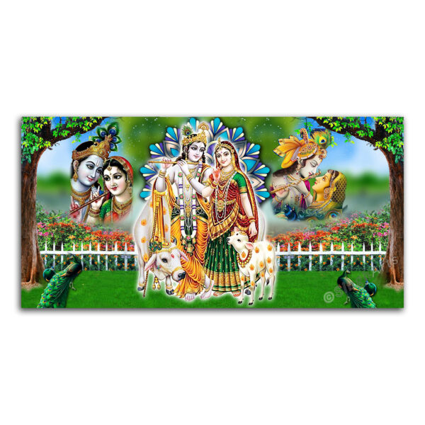 Radha-Krishna Triple Pose Combo – Singh Arts