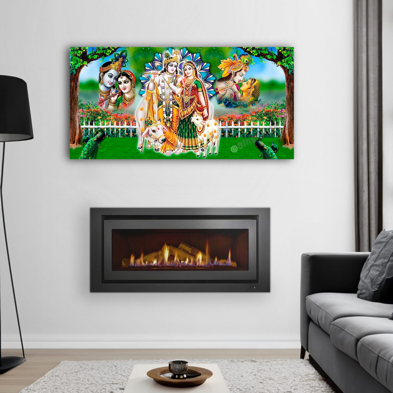 Radha-Krishna Triple Pose Combo – Singh Arts